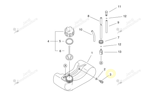 Boulon M5X20 ECHO 9111805020 | Jardi Motoculture