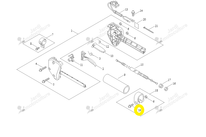 Vis M5X28 ECHO 90024205028 | Jardi Motoculture
