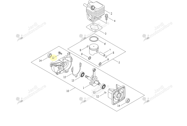 Vis Echo 90016205028 | Jardi Motoculture