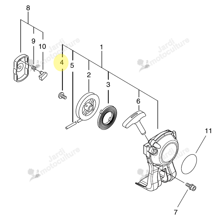 Vis ECHO 17723644330 | Jardi Motoculture